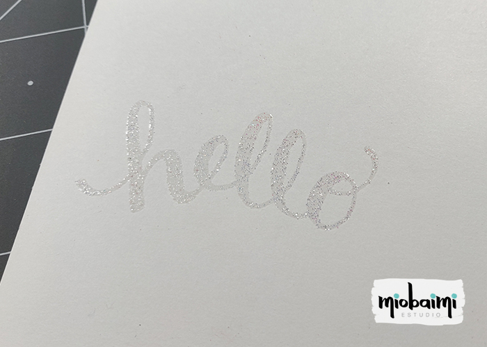 Explicando la técnica del embossing