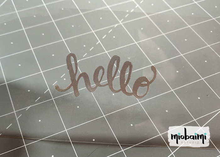 Explicando la técnica del embossing